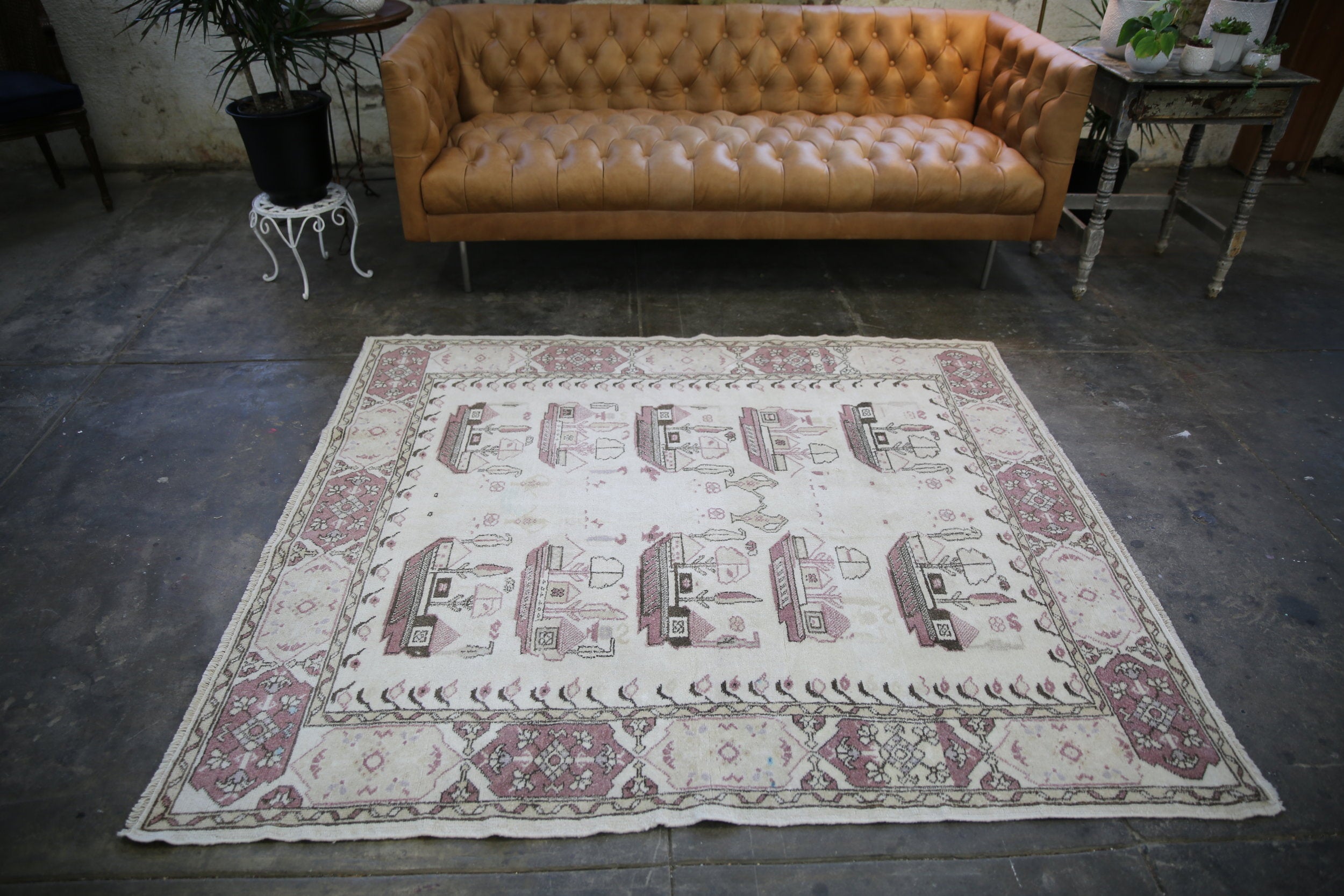 Vintage Manisa Kula Rug 5.3x6ft