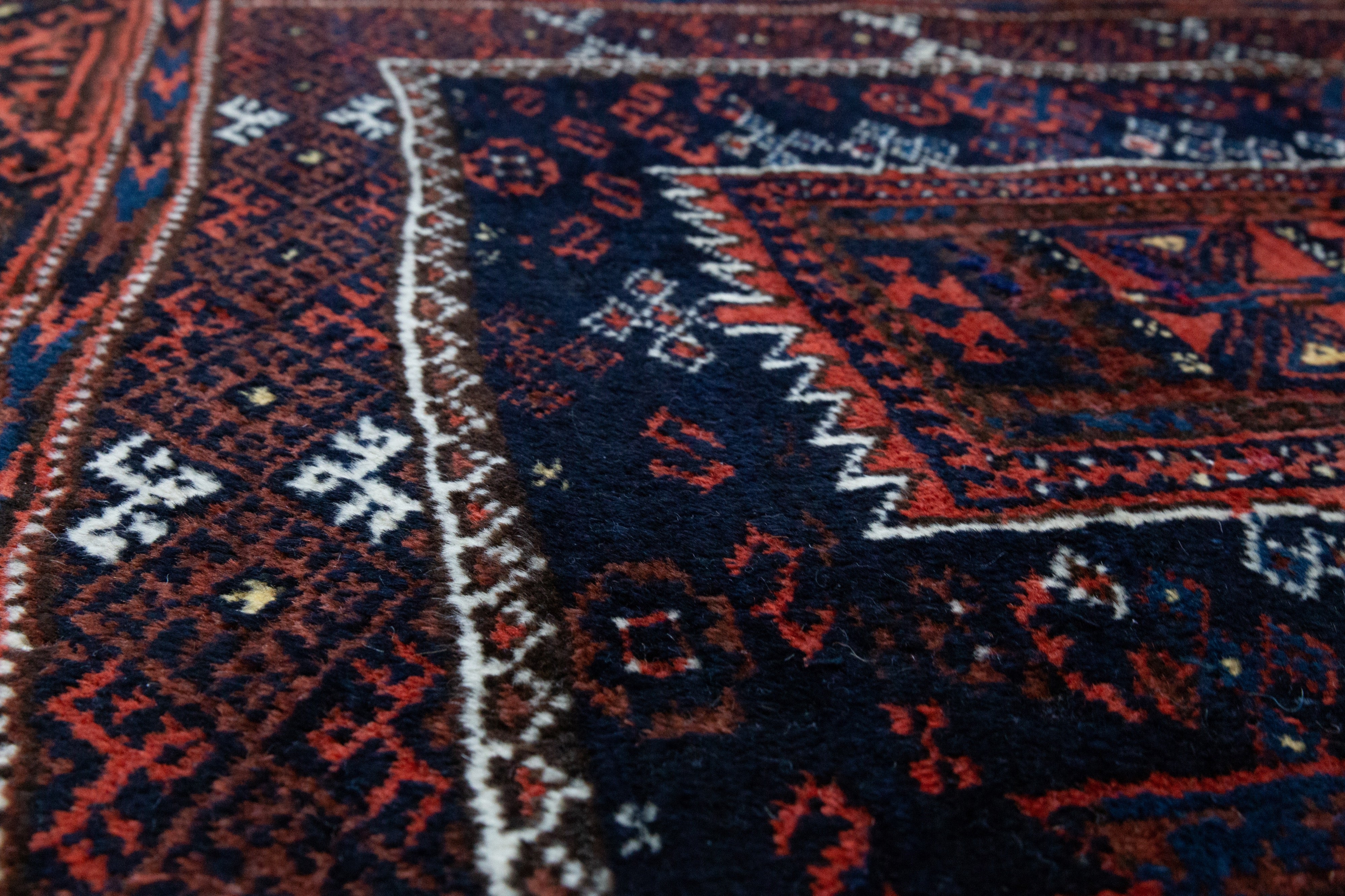 Antique Timurid Baluch Rug