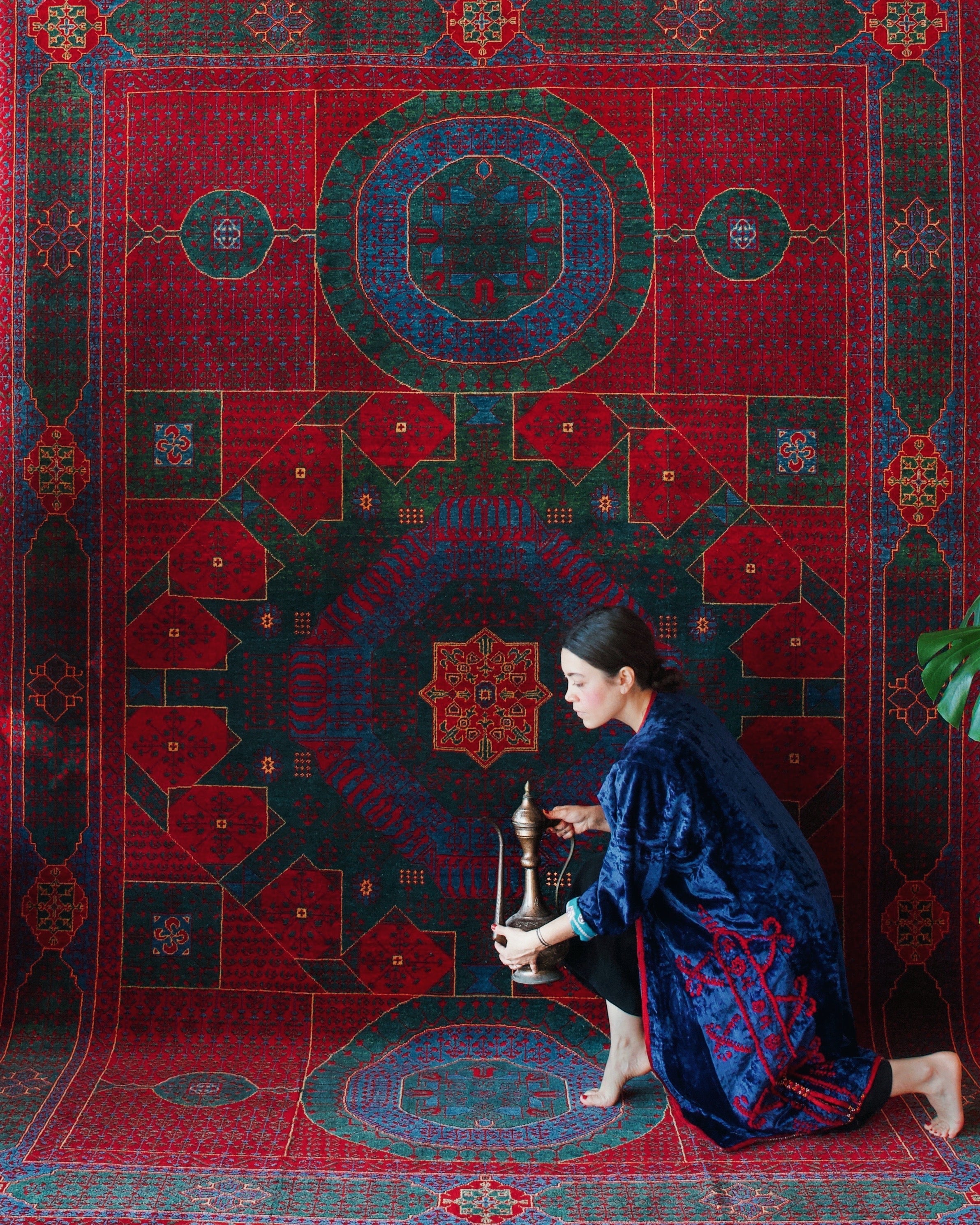 New Custom Made Mamluk Design Rug