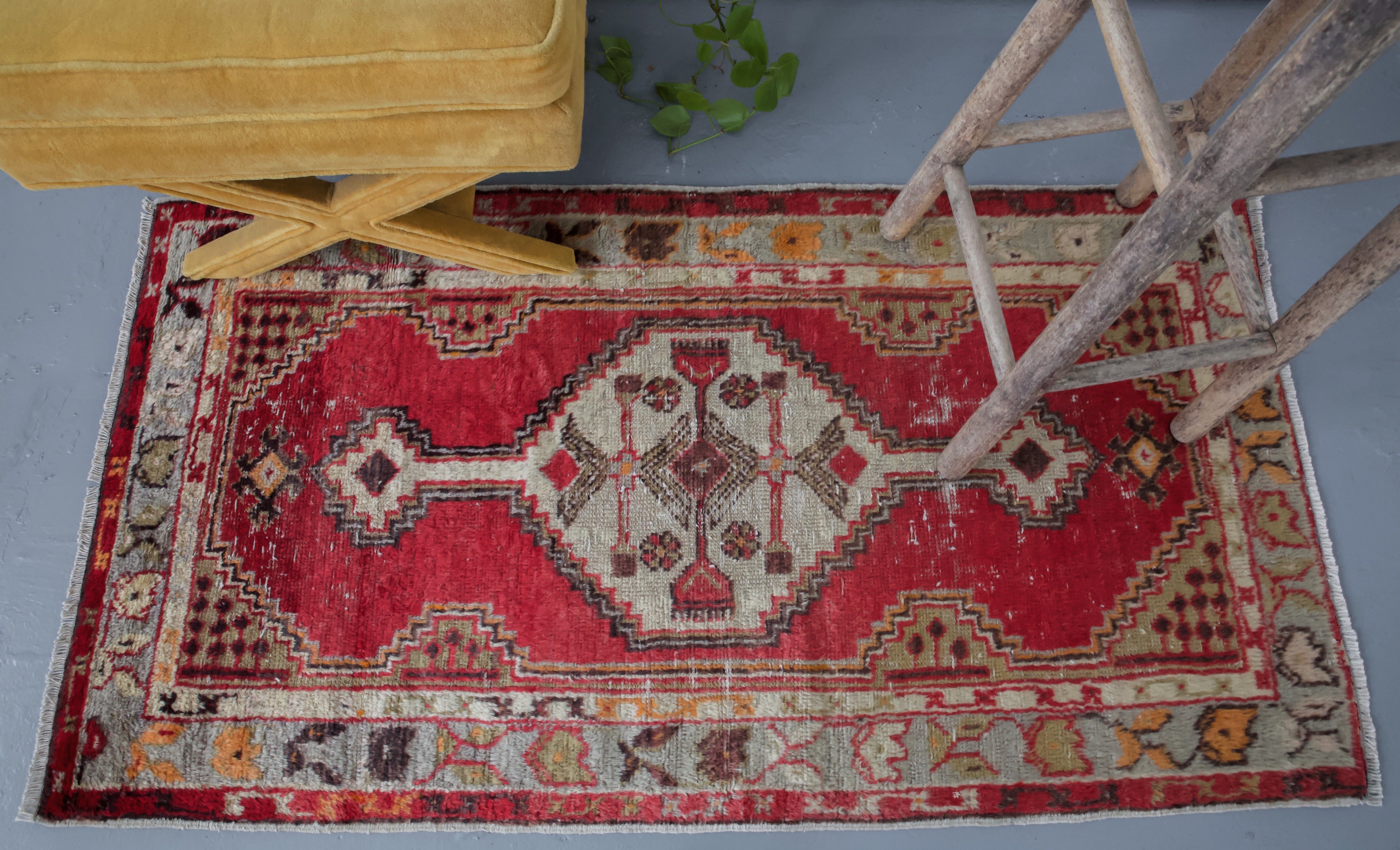 Vintage Mini Turkish Rug
