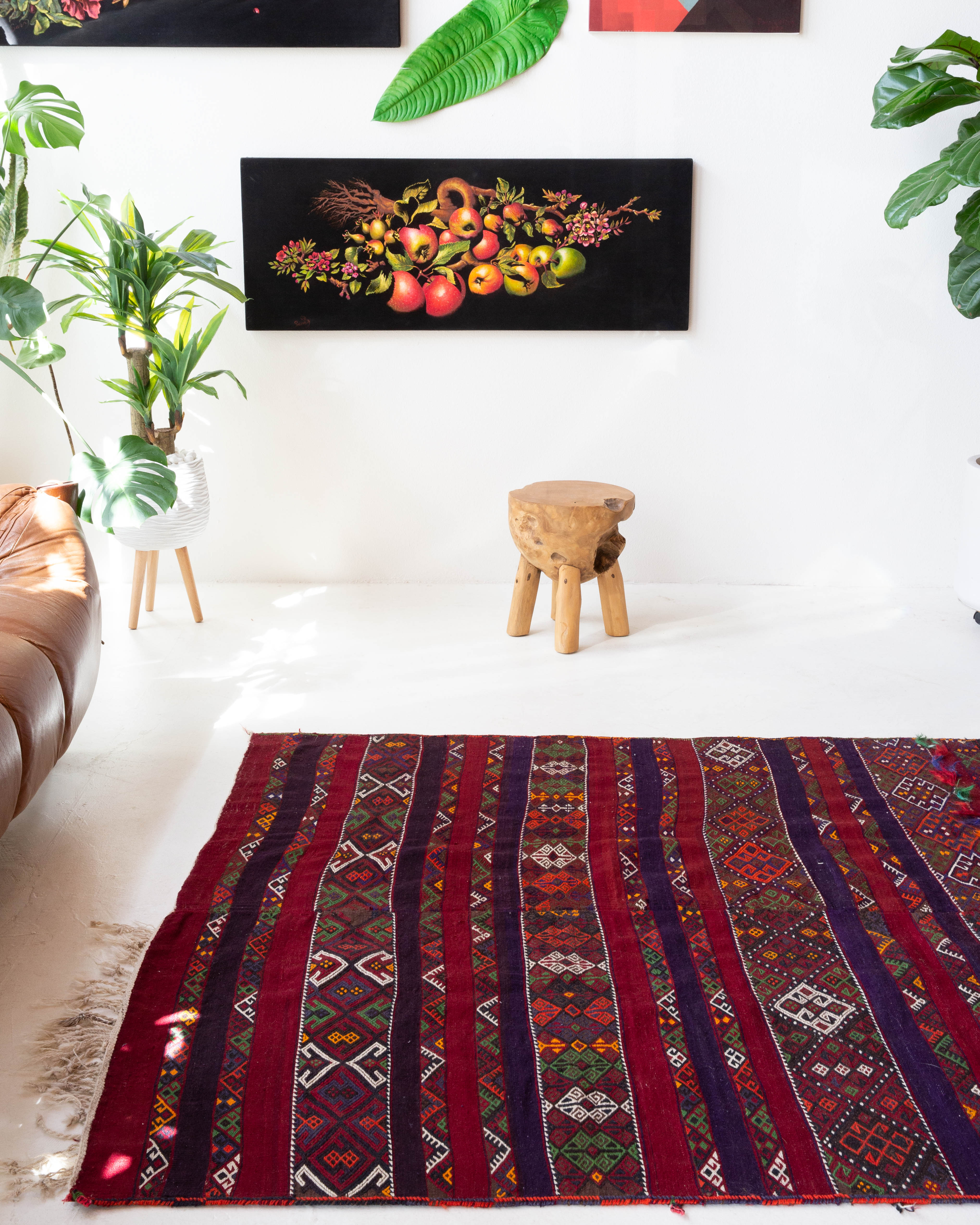 Semi-antique Adana Kilim Rug