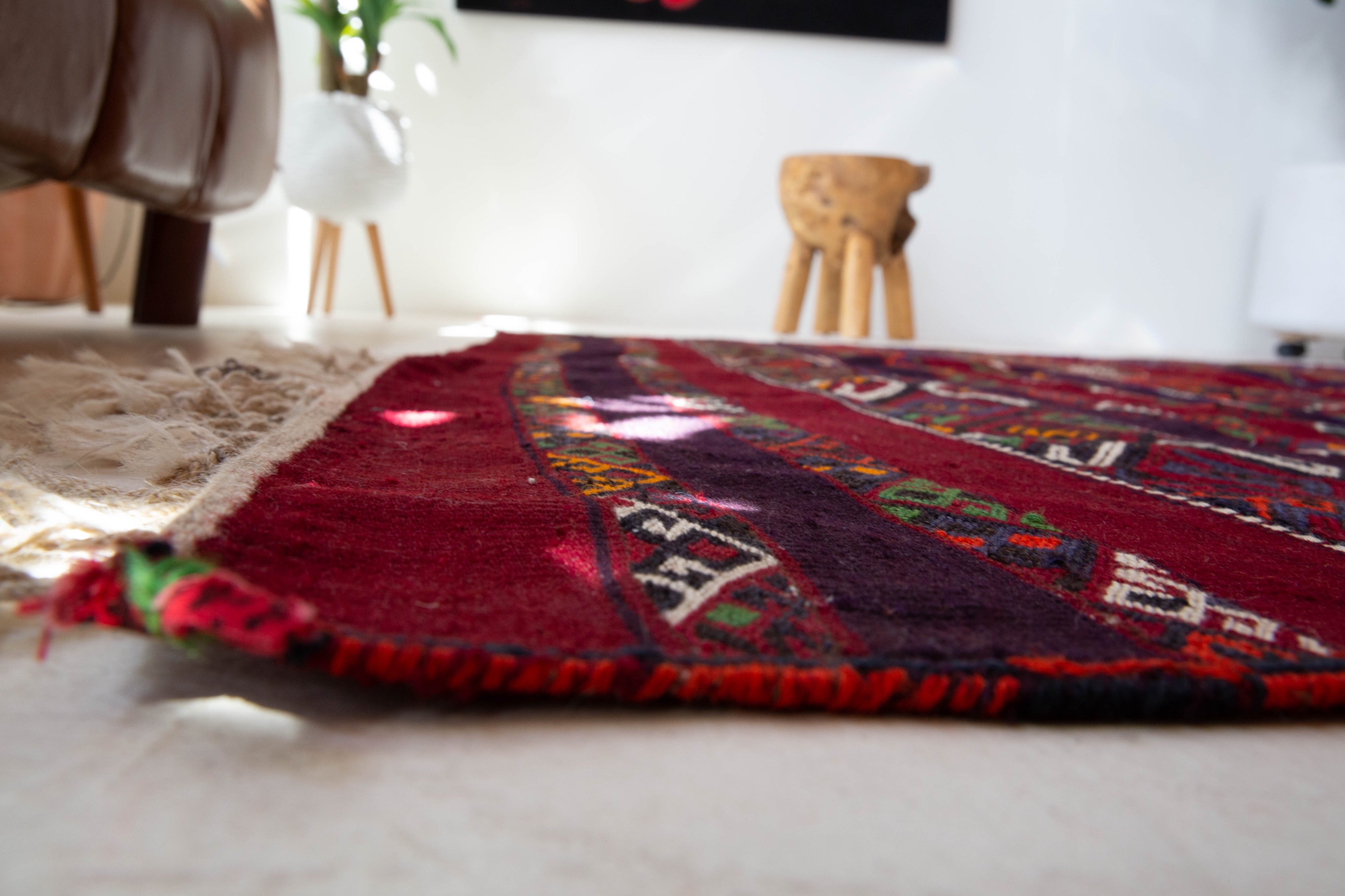 Semi-antique Adana Kilim Rug