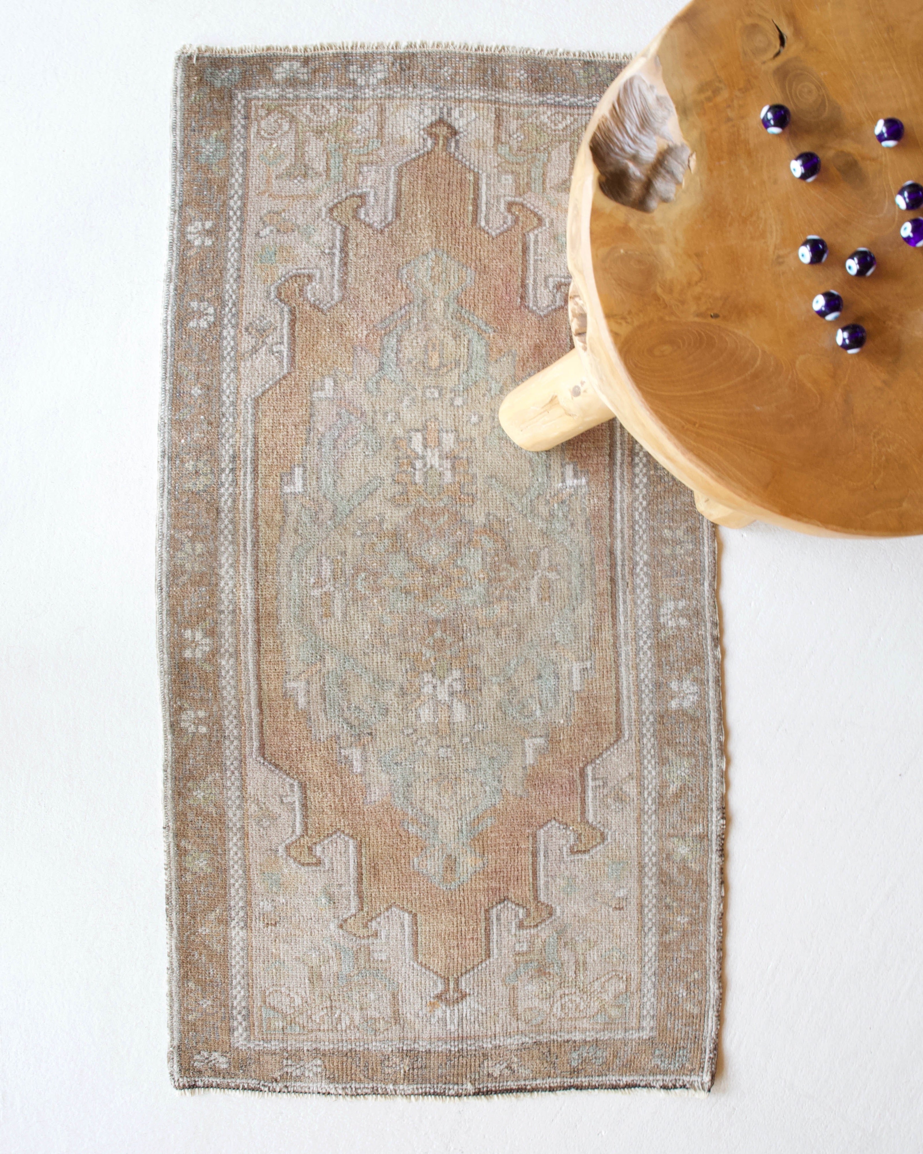 Vintage Mini Turkish Rug