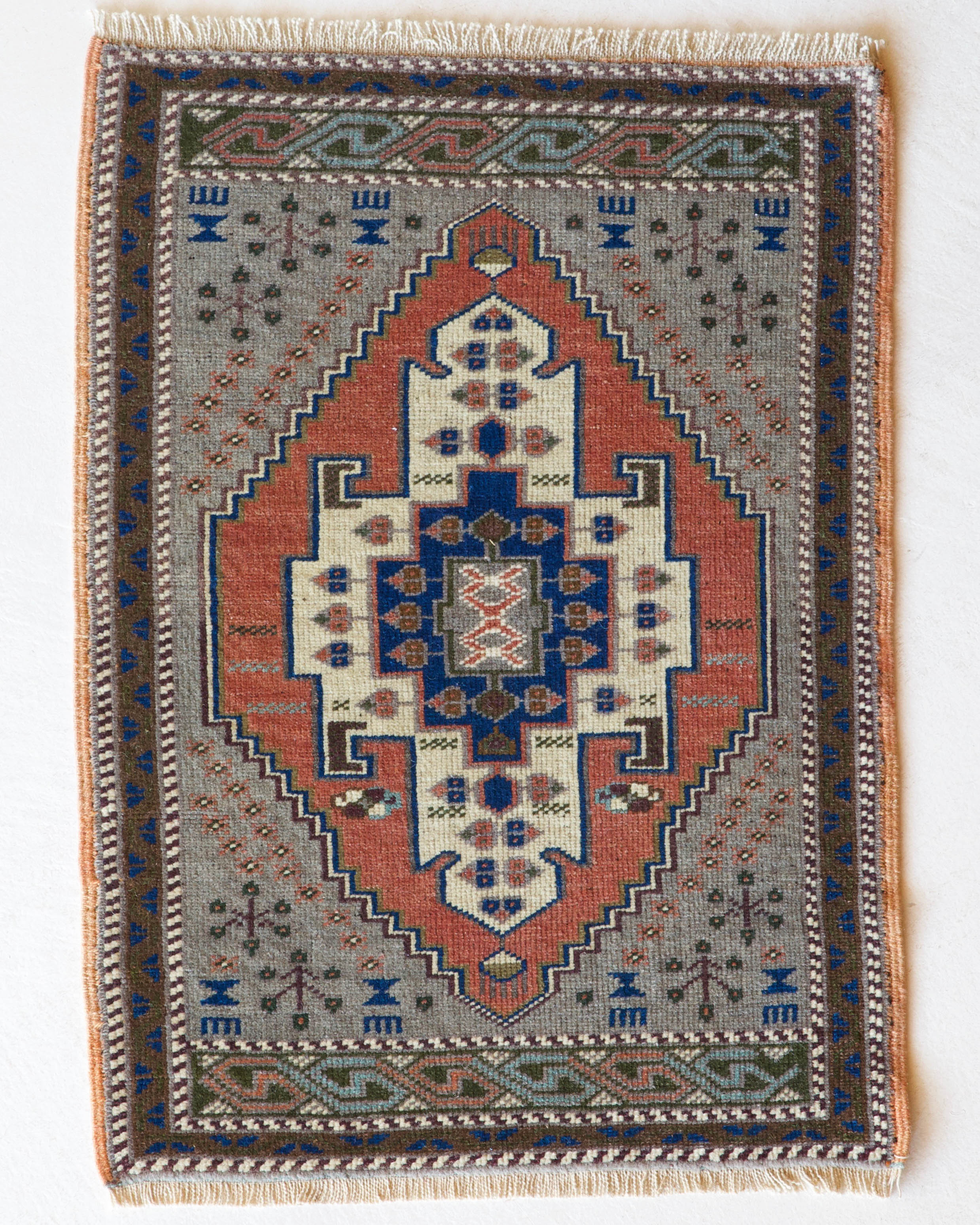 Vintage Mini Turkish Rug