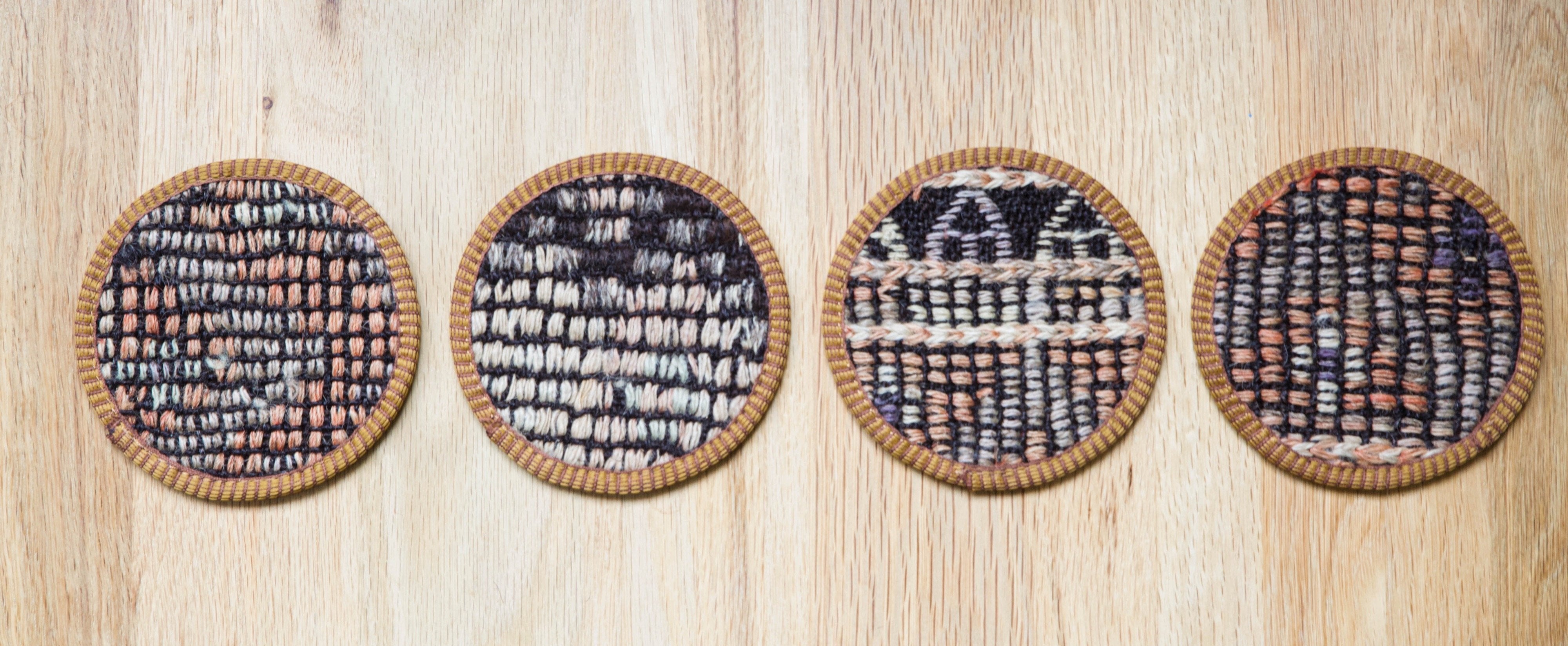 Set of 4 Kilim Coasters