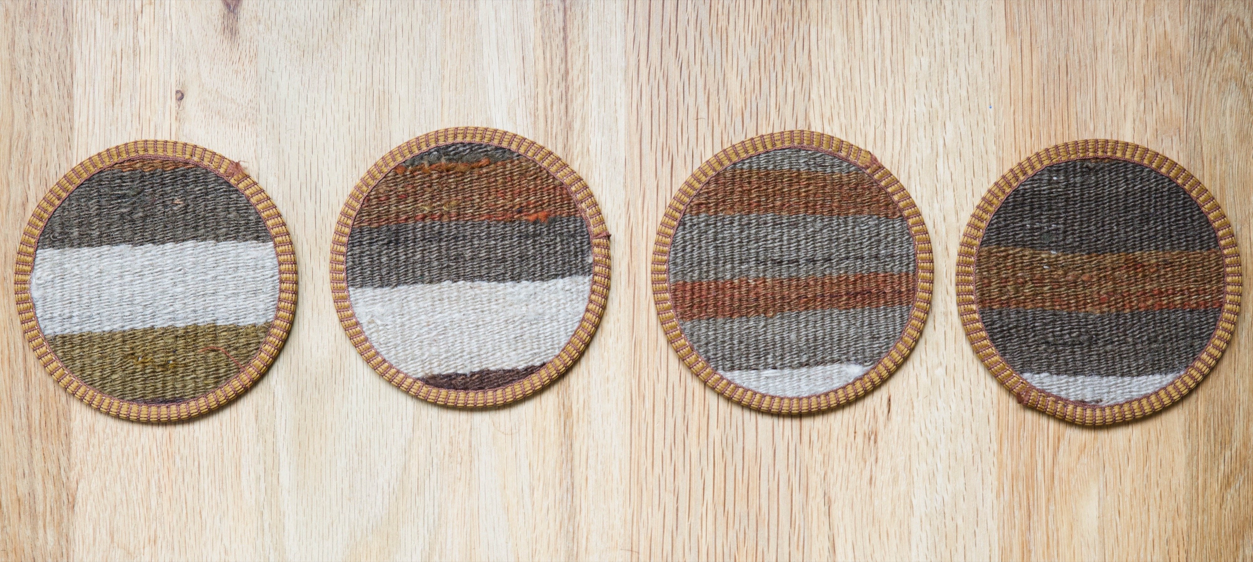 Set of 4 Kilim Coasters