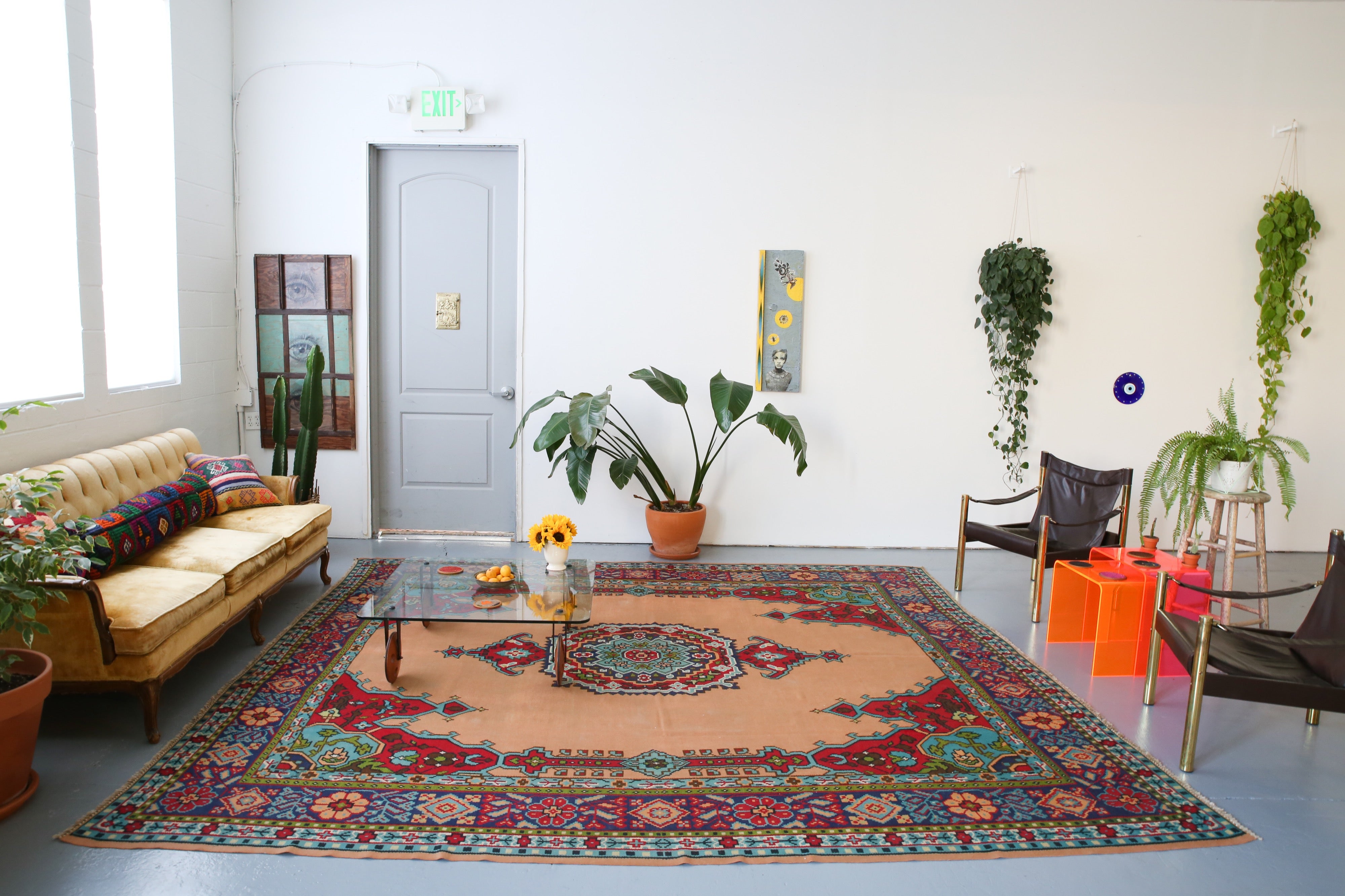 Vintage Yugoslavian Kilim Rug