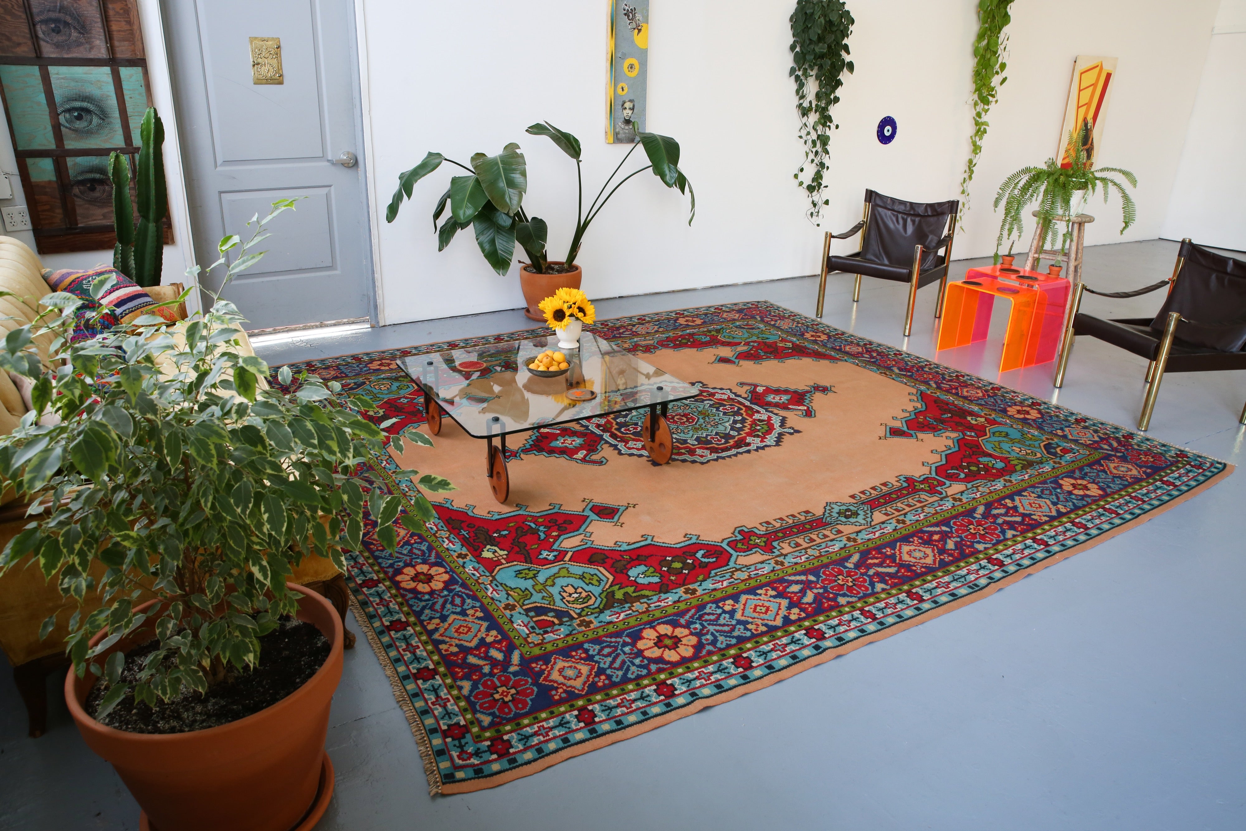 Vintage Yugoslavian Kilim Rug