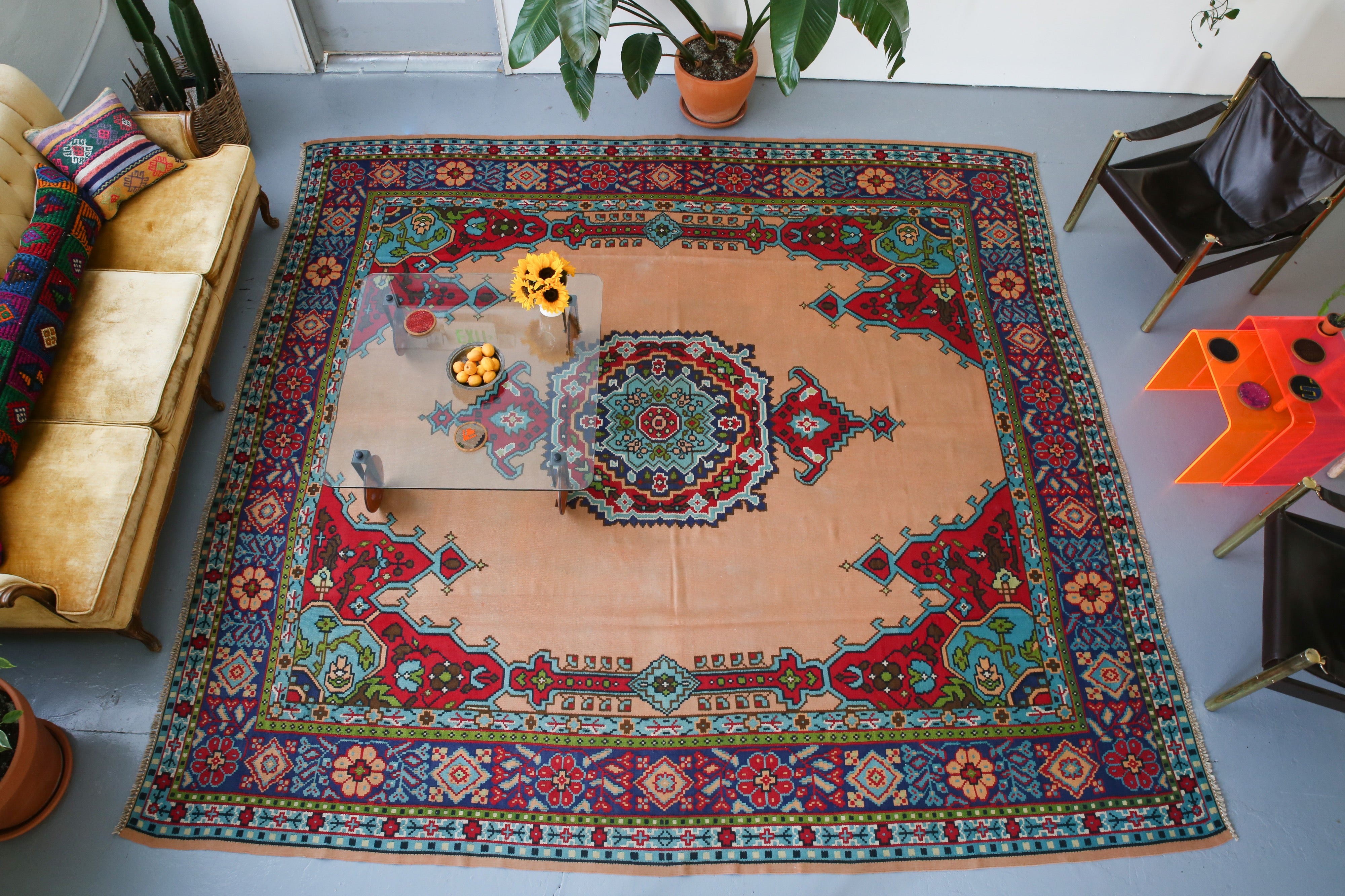Vintage Yugoslavian Kilim Rug