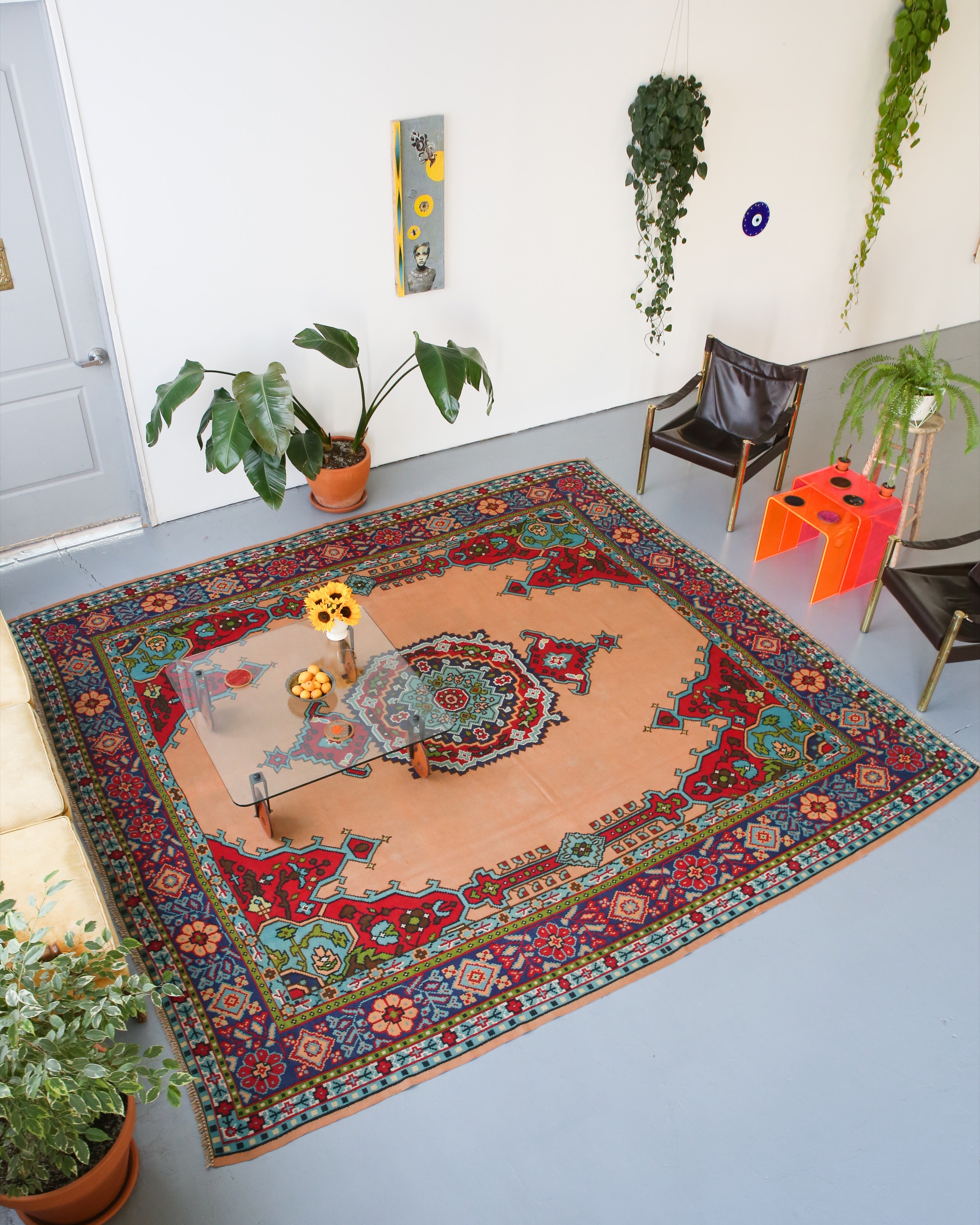 Vintage Yugoslavian Kilim Rug