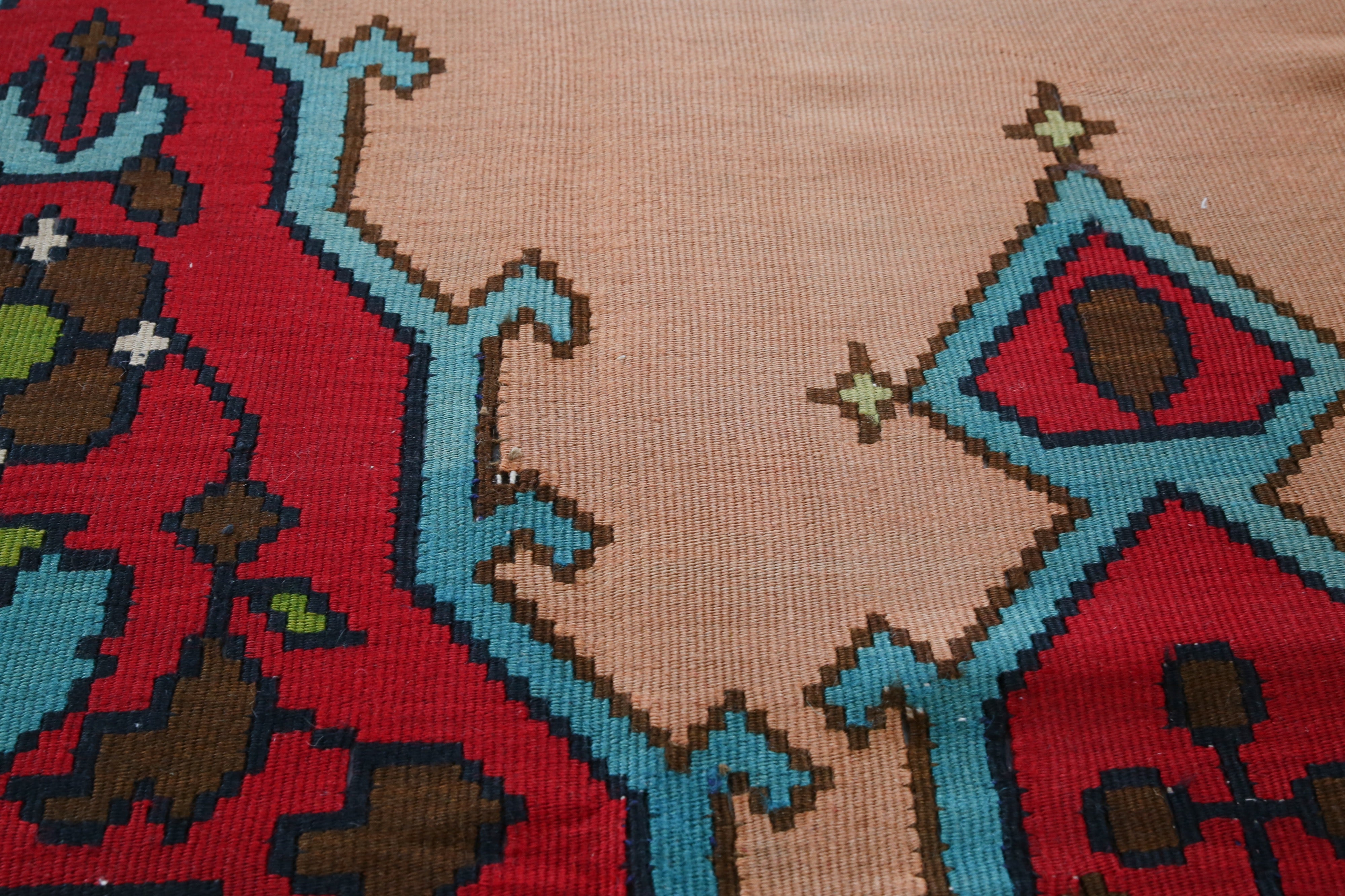 Vintage Yugoslavian Kilim Rug