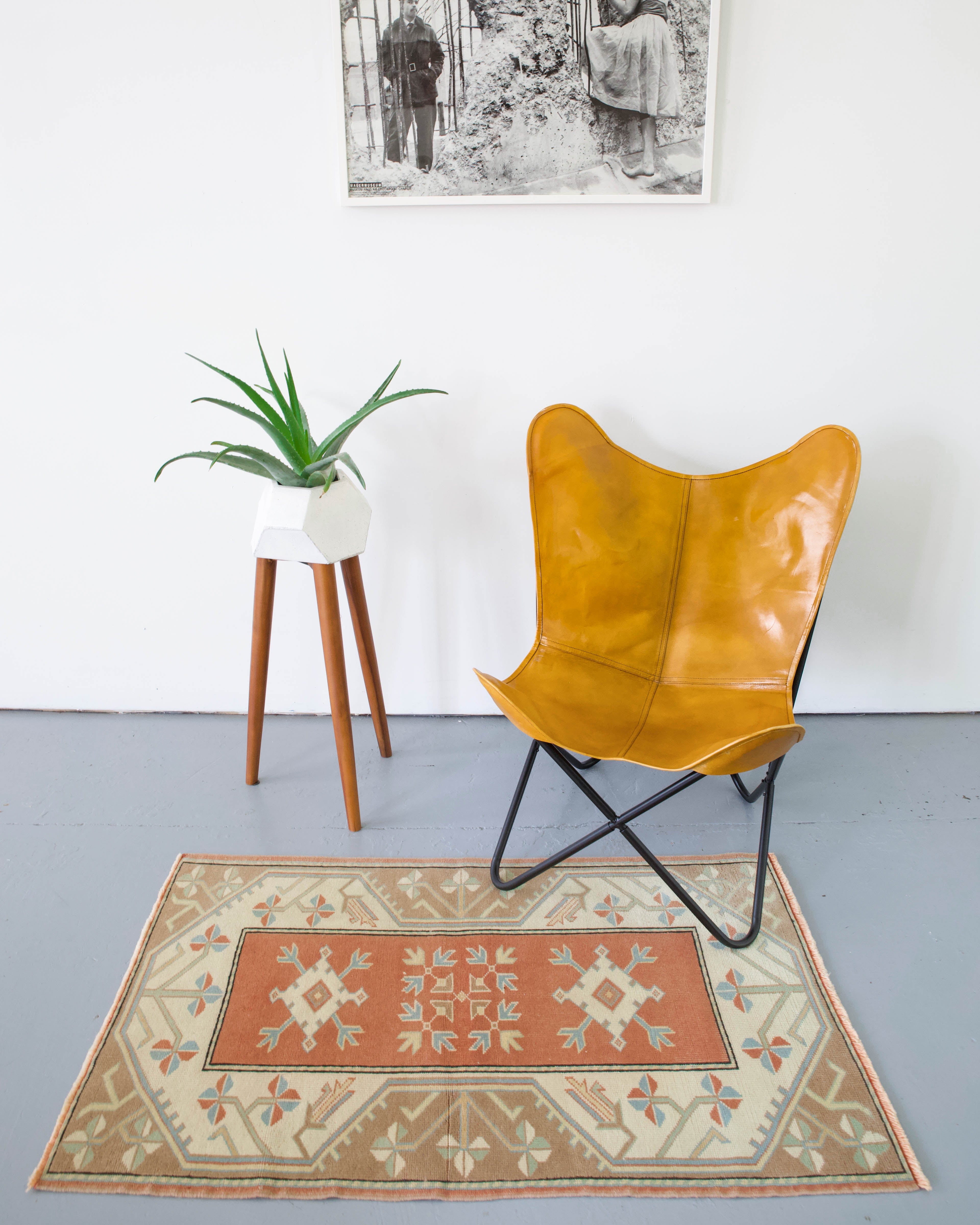 Vintage Mini Turkish Rug