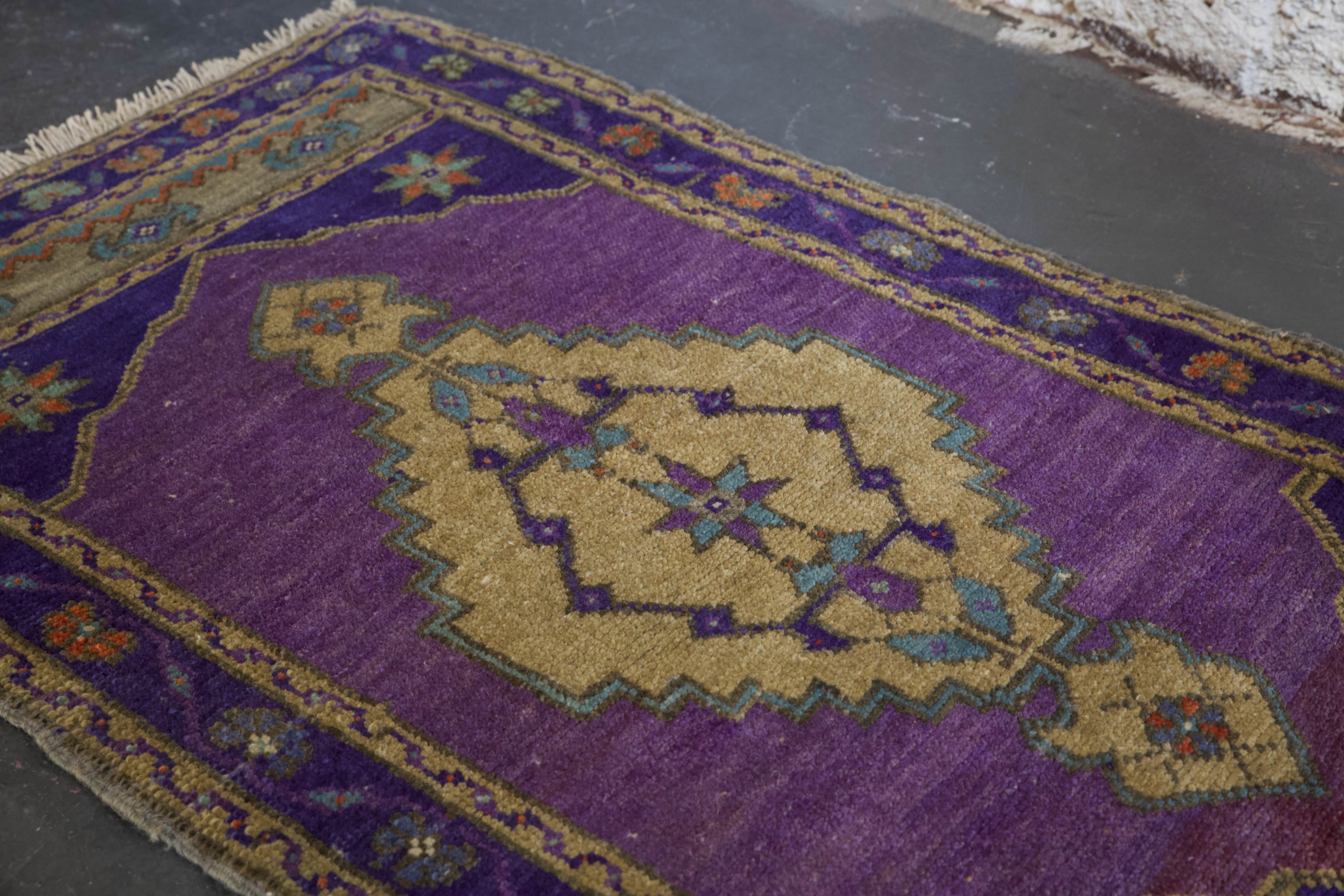 Vintage Mini Turkish Rug